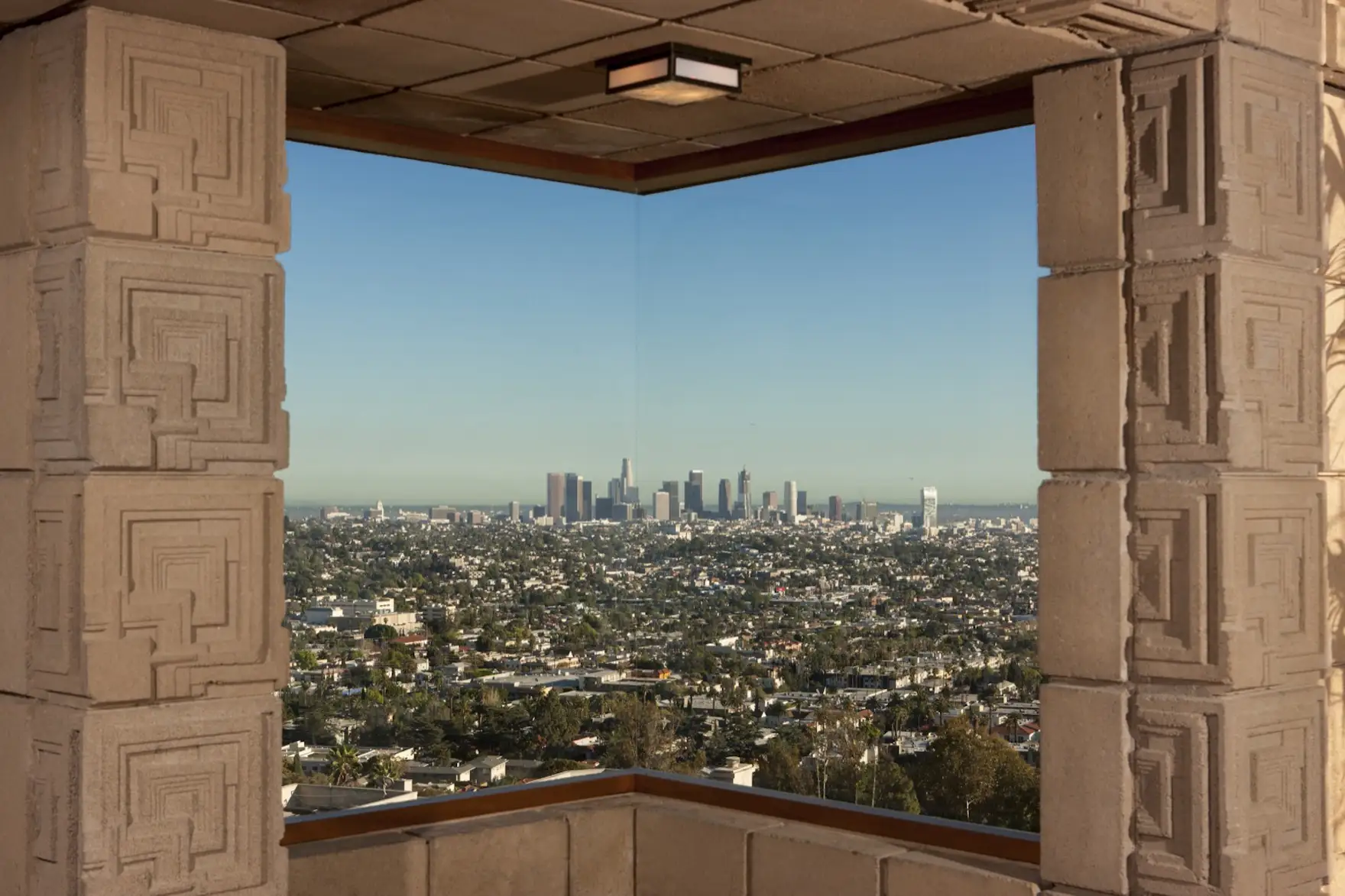 Photo 14 of 22 in Frank Lloyd Wright’s Iconic Ennis House Is Listed For ...