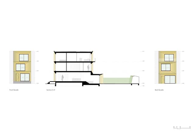 Photo 11 of 12 in A Sculptural Brass House Glows Like a Jewel in ...