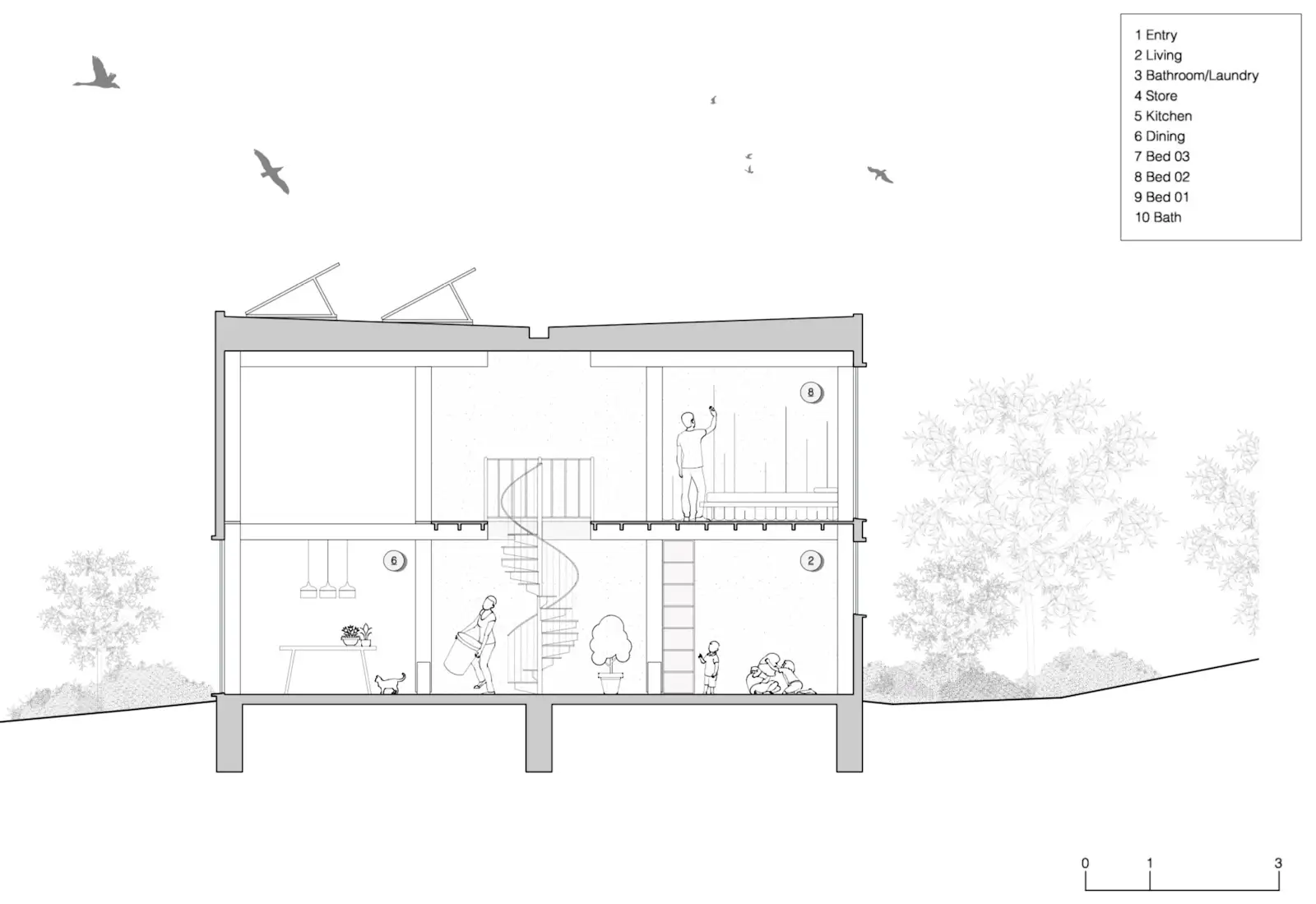 Photo 19 of 19 in A Circular Beach House in Australia Embraces Coastal ...