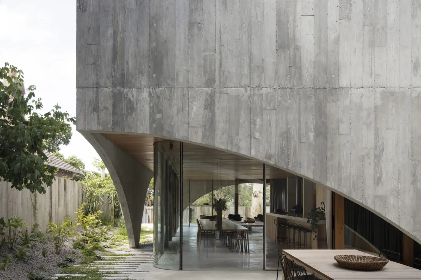 23 Beautifully Textured Examples Of Board-Formed Concrete Homes - Dwell