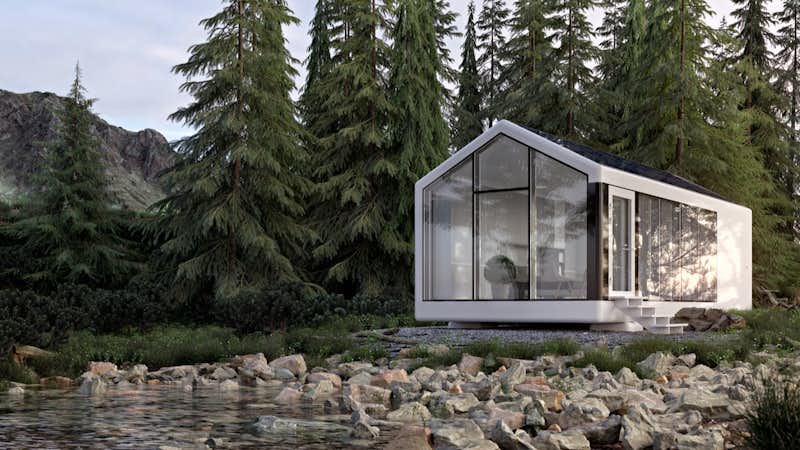 Photo 1 of 15 in This 3D-Printed Prefab Home Lets You Live Off-Grid ...