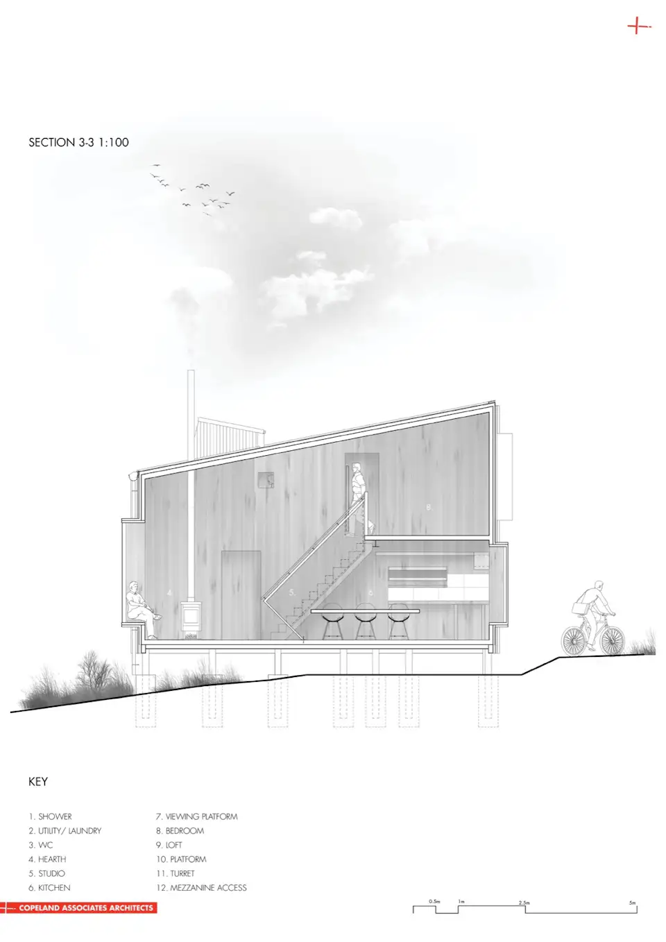 Photo 16 of 17 in A Compact Prefab Cabin Draws In Spectacular Valley ...