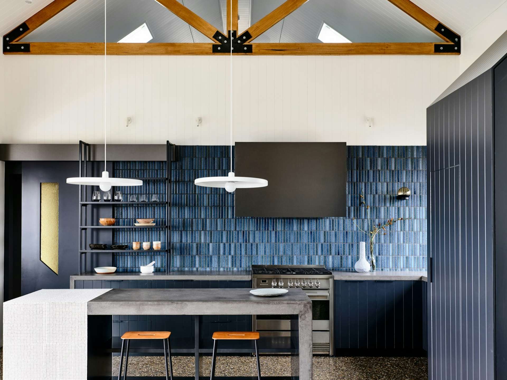 Photo 6 of 15 in A Stone Farmhouse Hides an Exquisite Japanese-Inspired ...