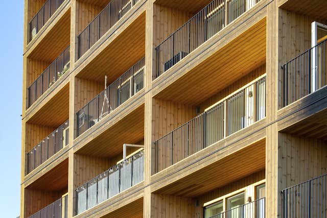 Photo 5 of 14 in Sweden’s Tallest Timber Building Is a Towering Feat of ...