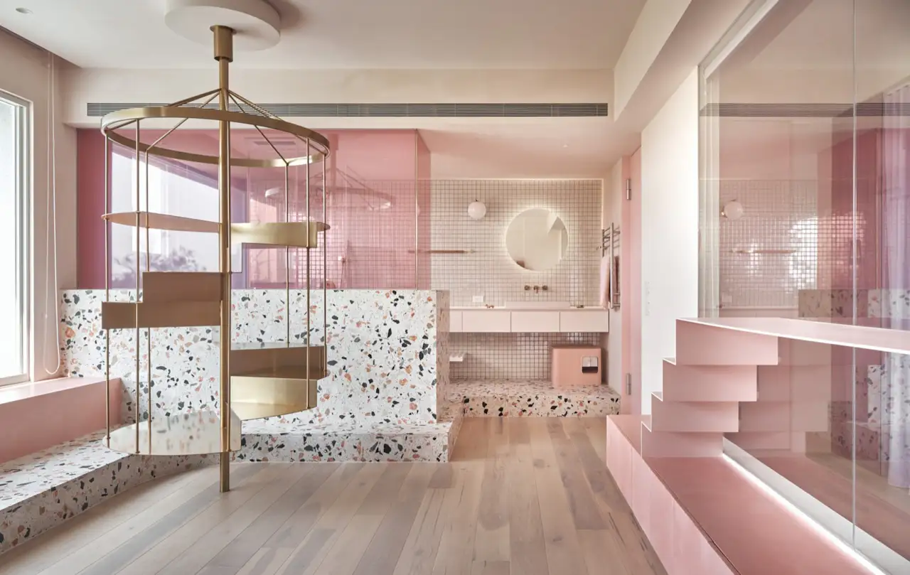 Cats' Pink House by KC Design Studio - Dwell