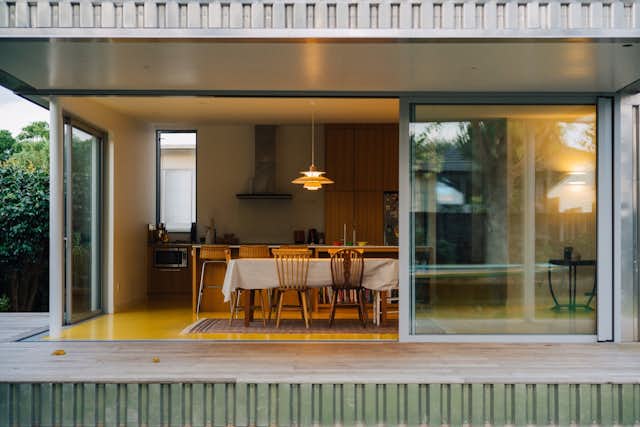 Photo 5 of 15 in A Bright-Yellow Floor Beams New Life Into an Auckland ...