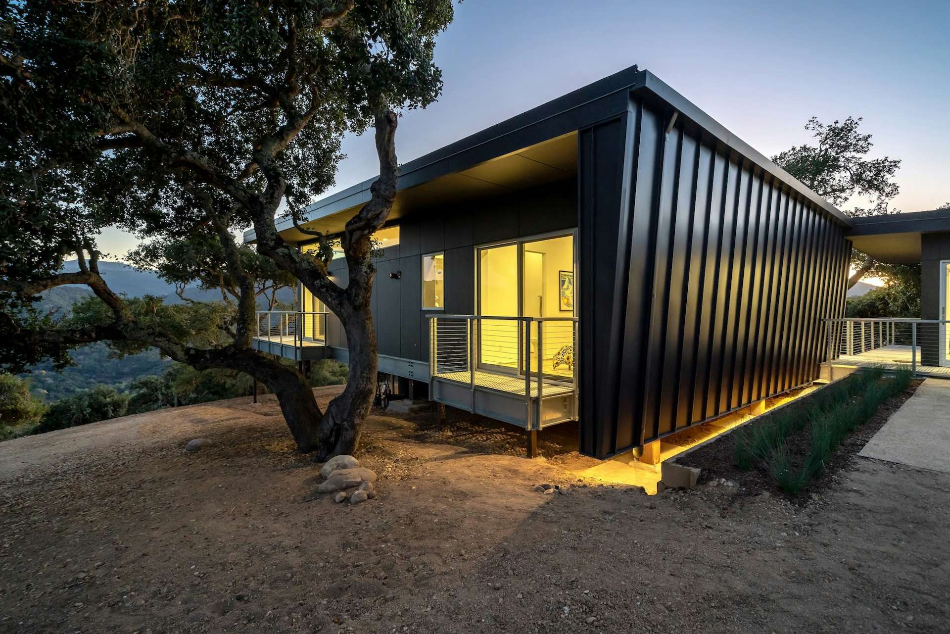 Photo 6 of 17 in A Fire-Resistant Home on Tricky Terrain Taps Into the ...