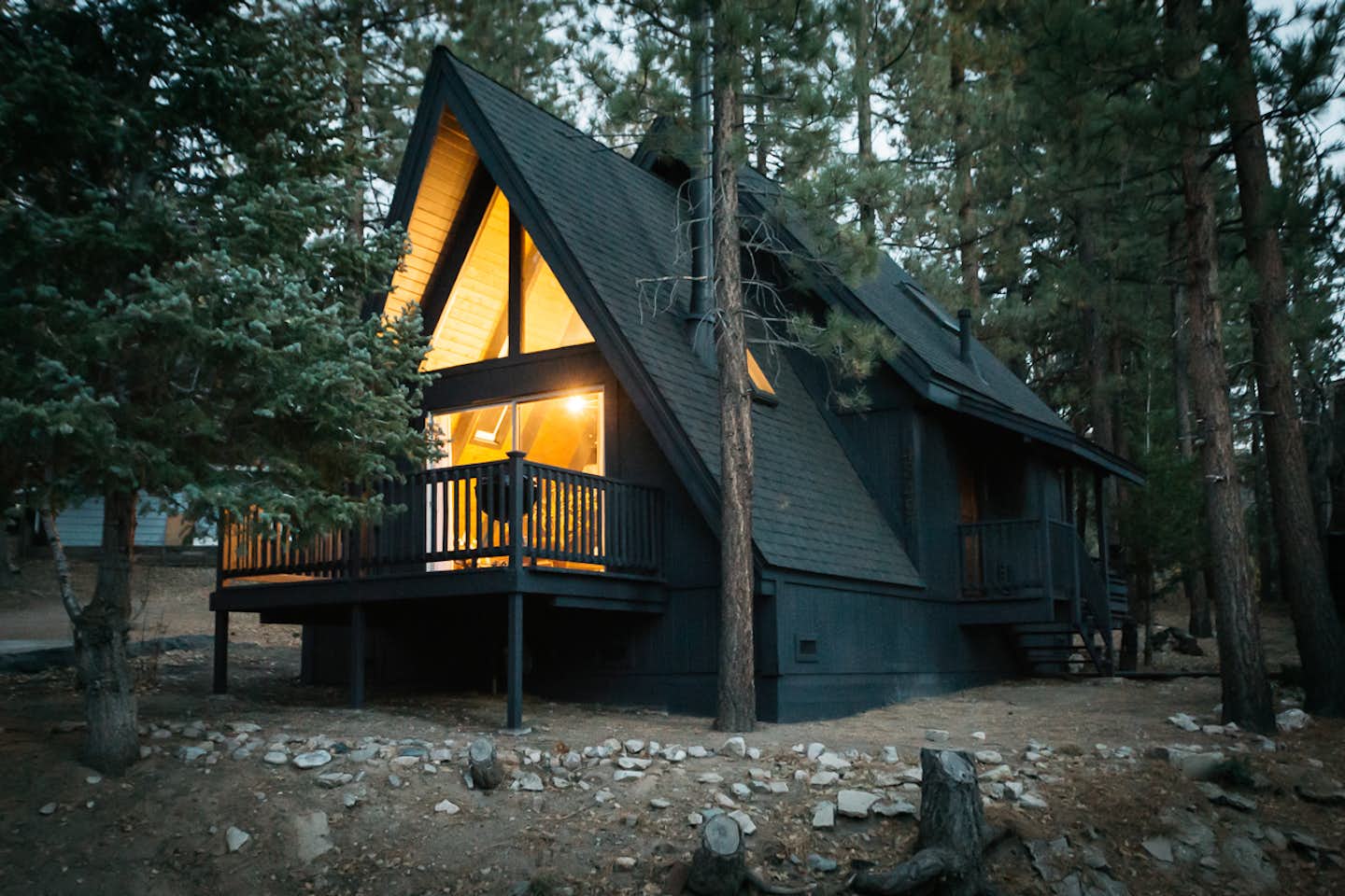 Big Bear A-Frame Receives Boho Eclectic Transformation (17 Photos) - Dwell