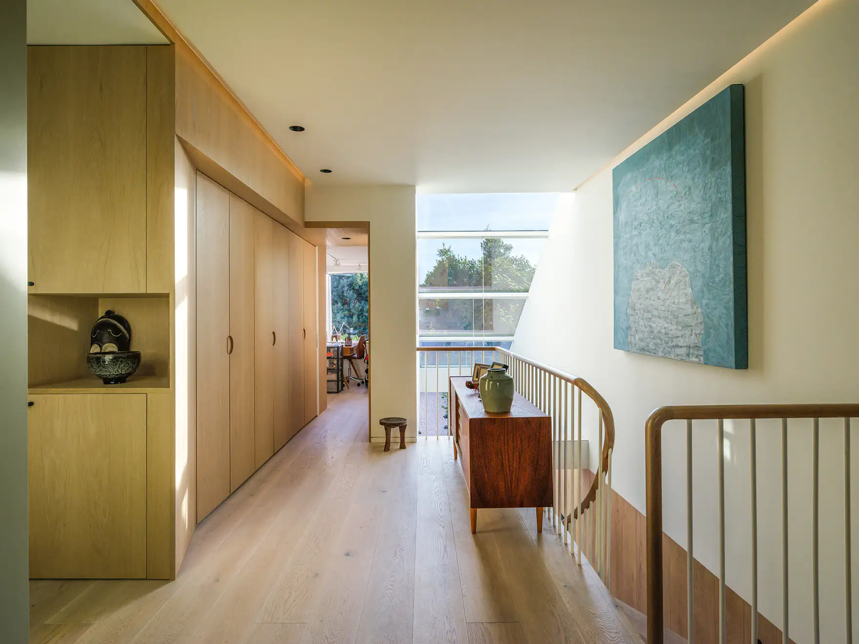 Photo 3 of 7 in A Two-Story Skylight Illuminates a Gracefully Renovated ...