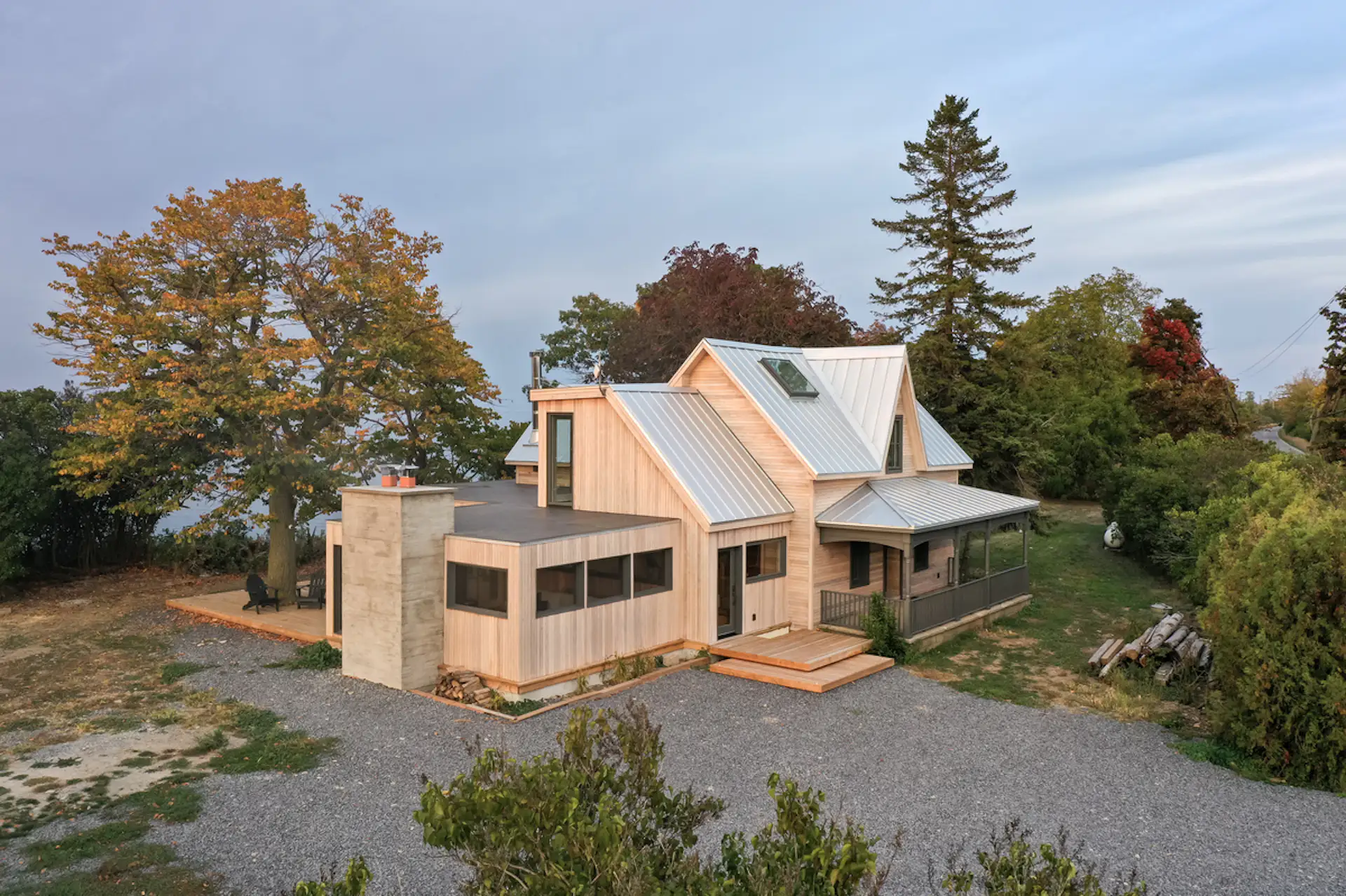 Photo 1 of 14 in The Renovation of a Canadian Farmhouse Uncovers a Log ...