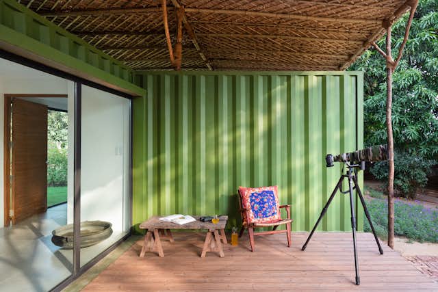 Photo 13 of 16 in A Pair of Shipping Container Homes Trace the Edges of ...