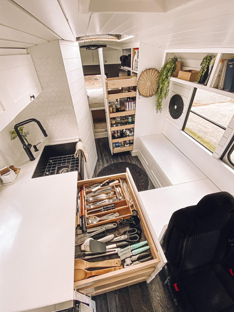 Photo 18 of 22 in 11 Skillful School Bus Conversions That Get an A-Plus ...