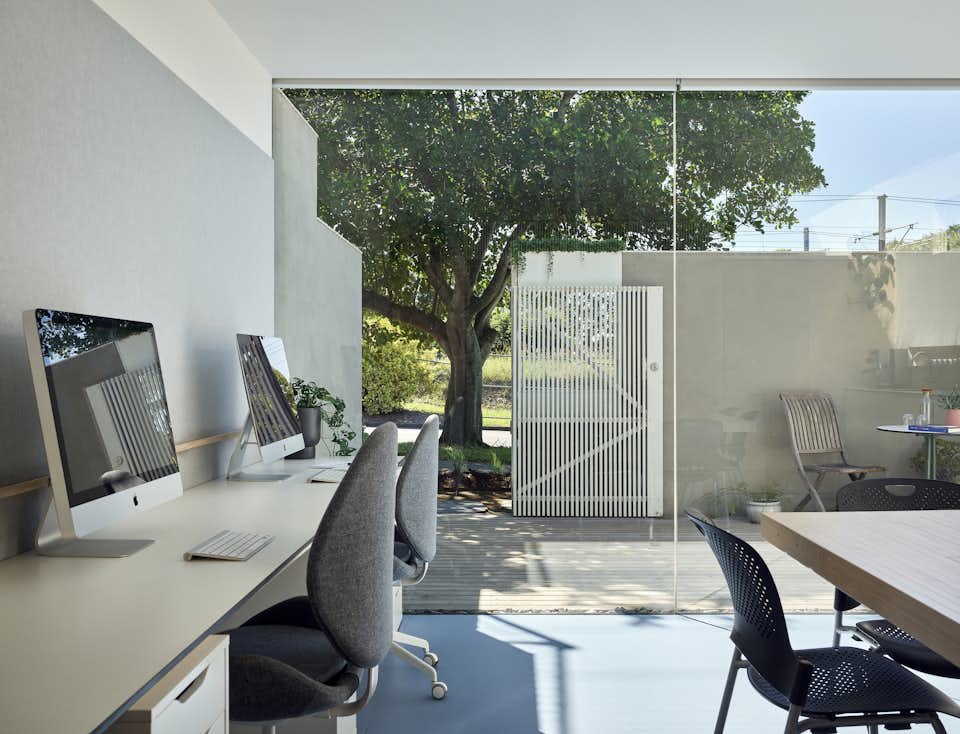 Photo 6 of 13 in An Architect Builds a Bunker-Esque Workspace That’s ...