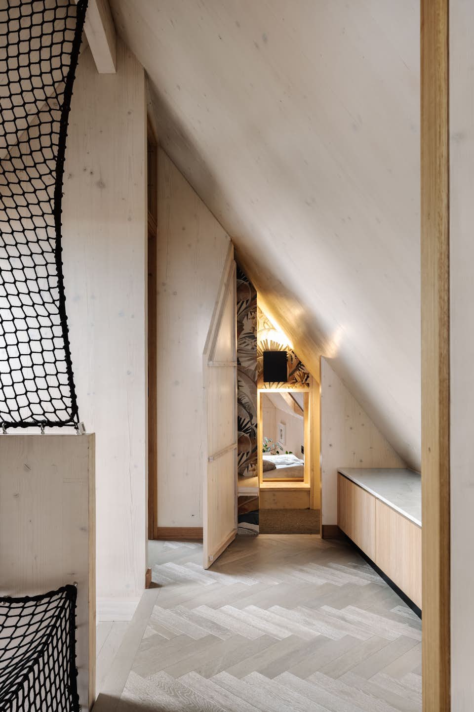 Photo 17 of 29 in A Striking Black Residence Energizes a Neglected Lot ...