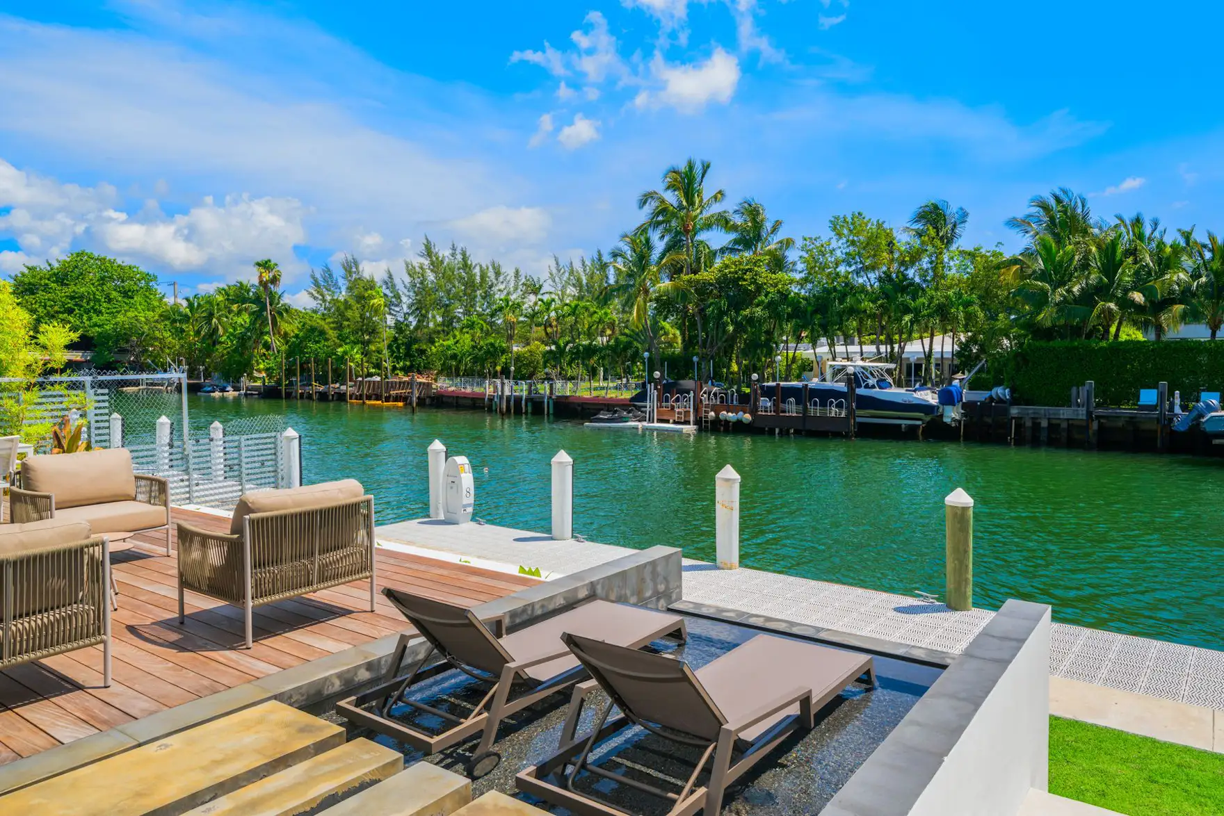 Holiday in Paradise at this Waterfront Miami Beach Villa Designed by ...