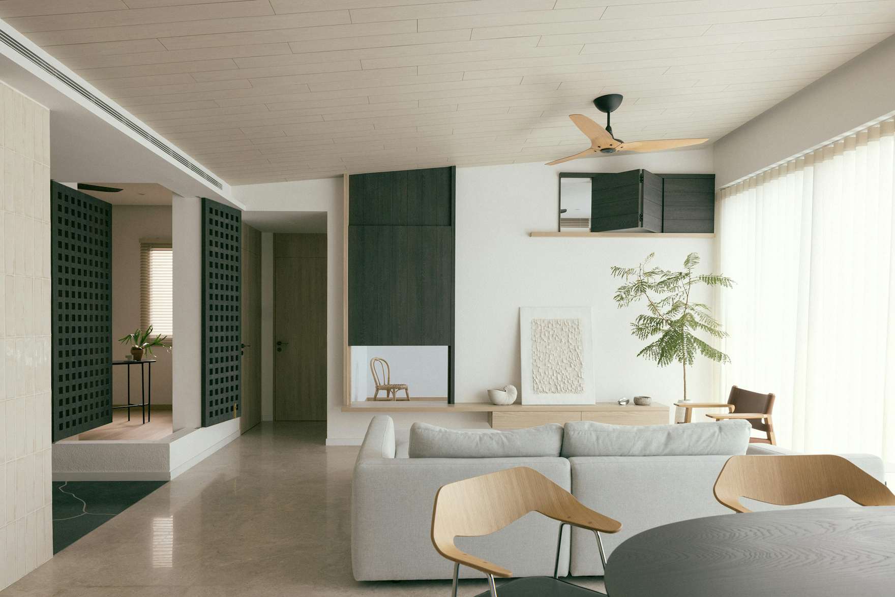 Photo 1 of 19 in Surprising Windows Between Rooms Create Connections on ...