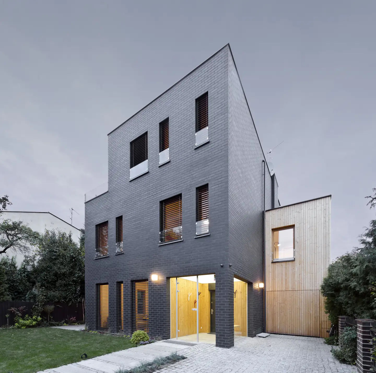 Photo 4 of 5 in Modern black brick house by Easst architects - Dwell