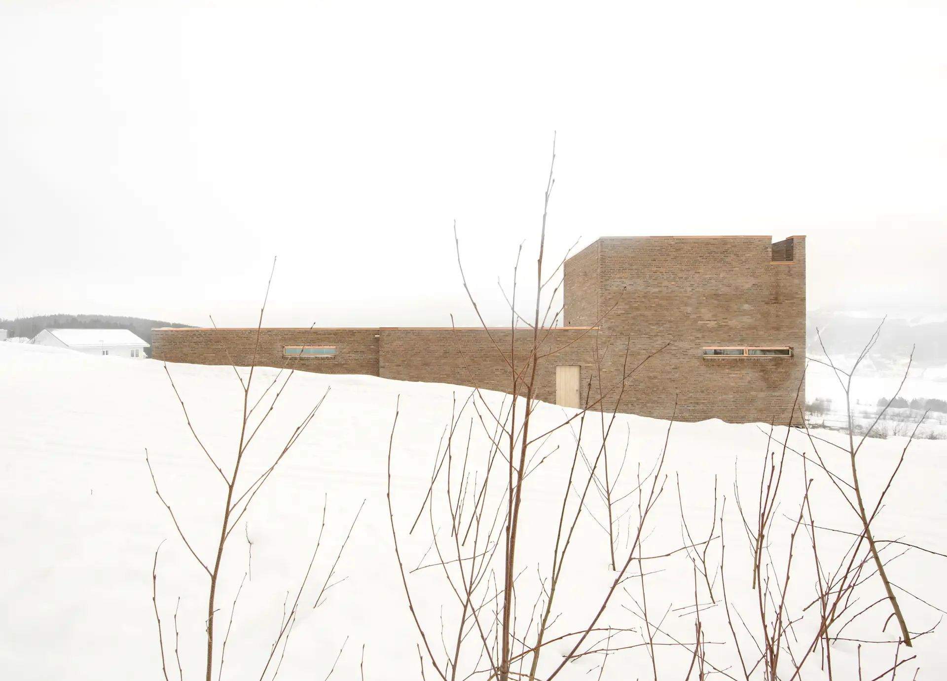 Photo 2 of 13 in In Norway, a Brick Home With an Institutional Feel Is ...