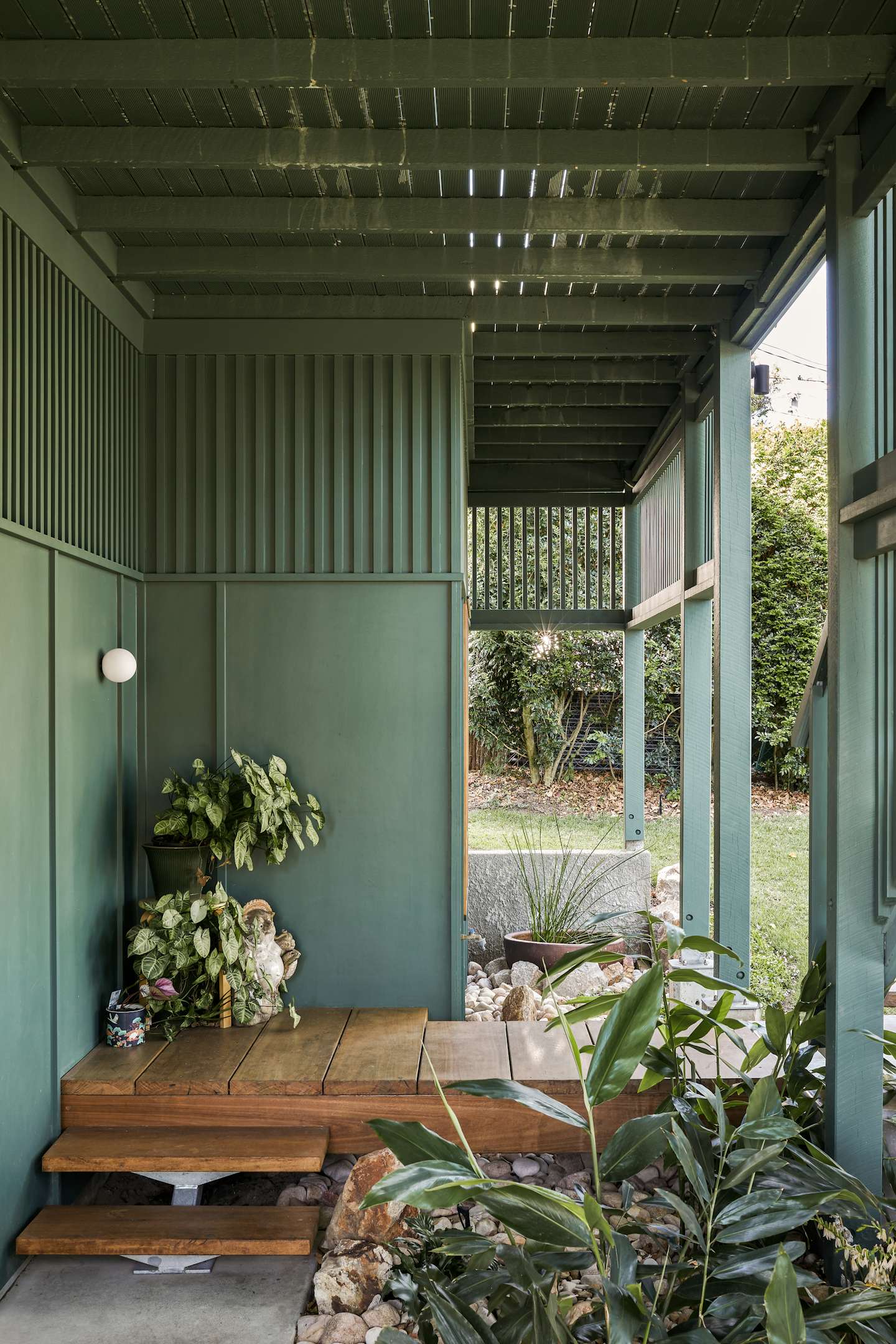 Photo 3 of 23 in An Improved Veranda and Shades of Green Make This ...