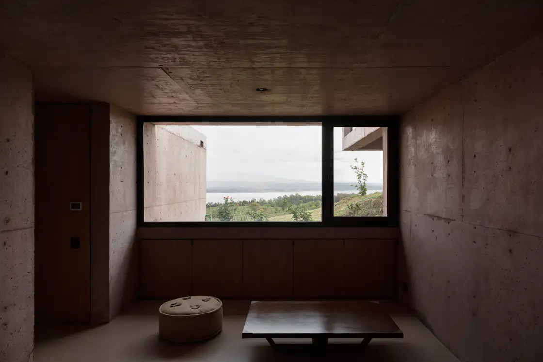 Photo 5 of 13 in A Pink Concrete House in Argentina Offers “a Window to ...