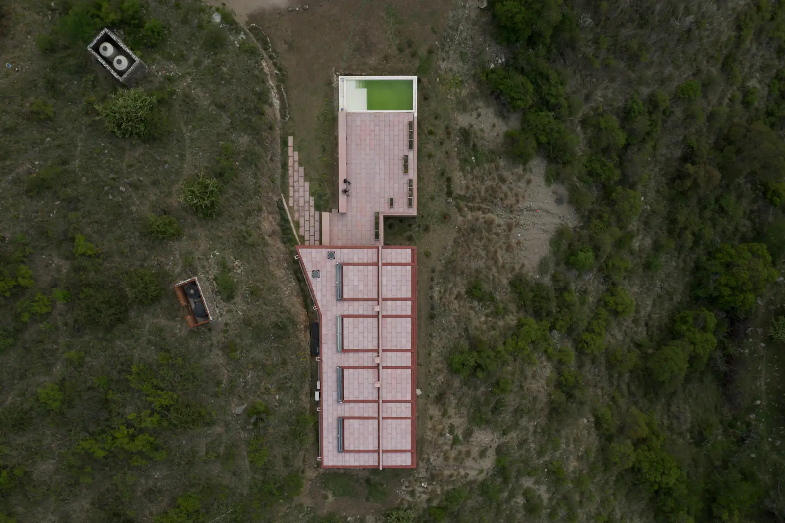 Photo 9 of 13 in A Pink Concrete House in Argentina Offers “a Window to ...
