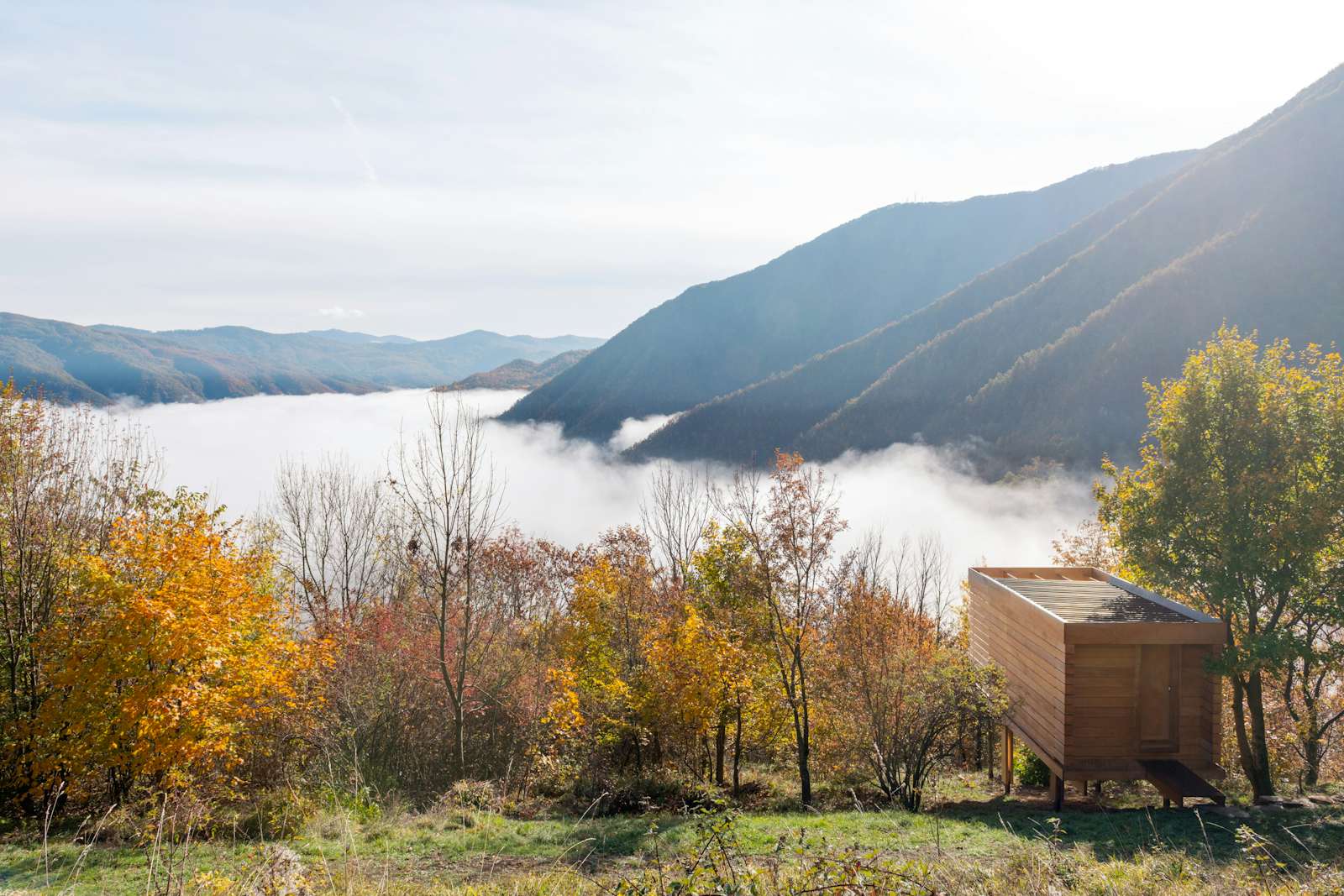 Photo 6 of 13 in A Tiny Off-Grid Cabin in Remote Italy Is as Easy to ...