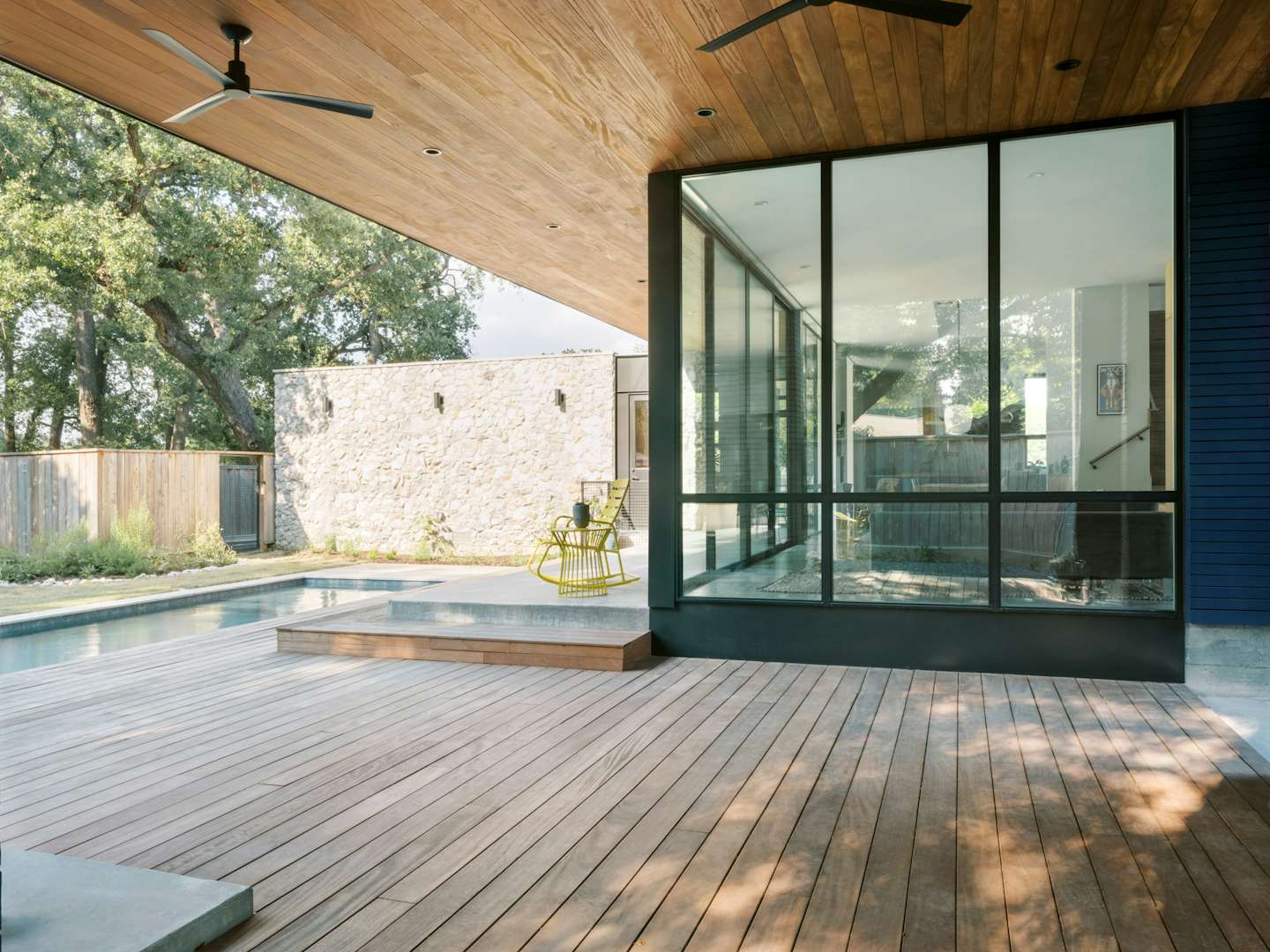 Photo 3 of 15 in Tile, Texas Stone, and Concrete Rule in This Soaring ...