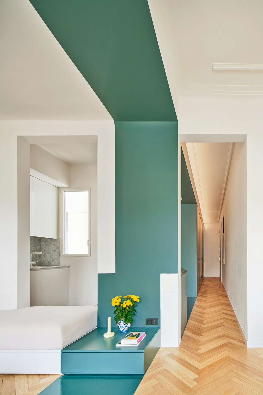 Photo 3 of 11 in A 1920s Barcelona Flat Trades Confining Walls for a ...