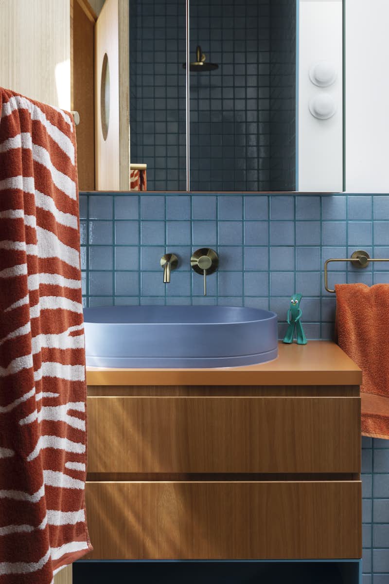 Photo 9 of 11 in A Banana Popsicle–Inspired Kitchen Island Is the Heart ...