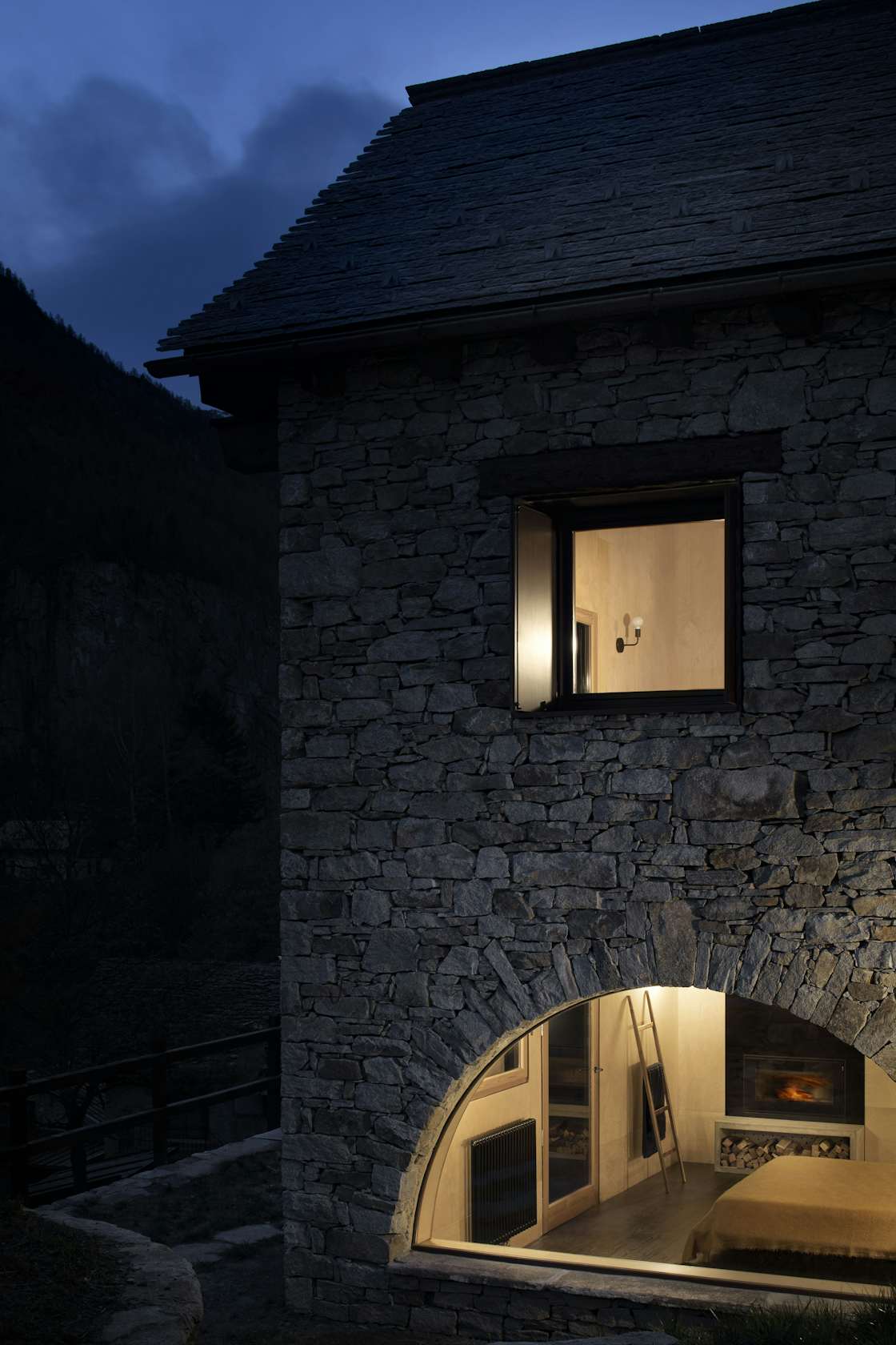 Photo 19 of 24 in A Restored Stable in the Italian Alps Embraces Its ...