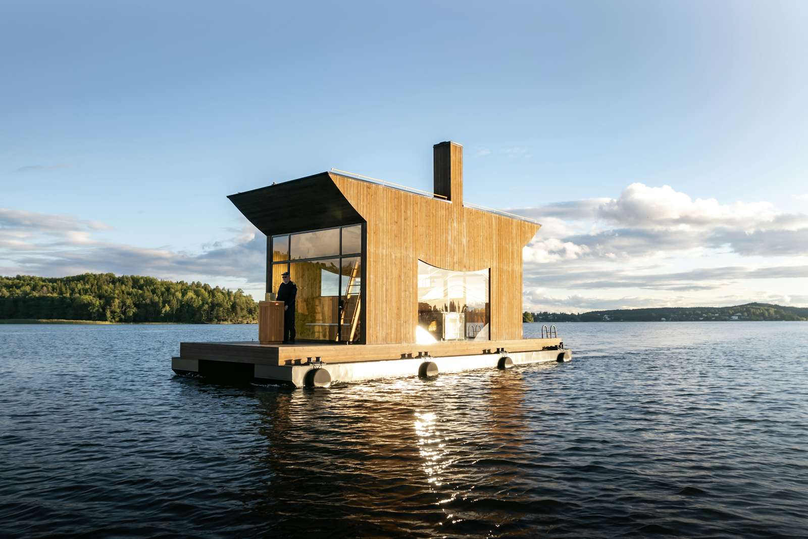 Photo 3 of 27 in This Floating Sauna in Stockholm’s Archipelago Lets ...