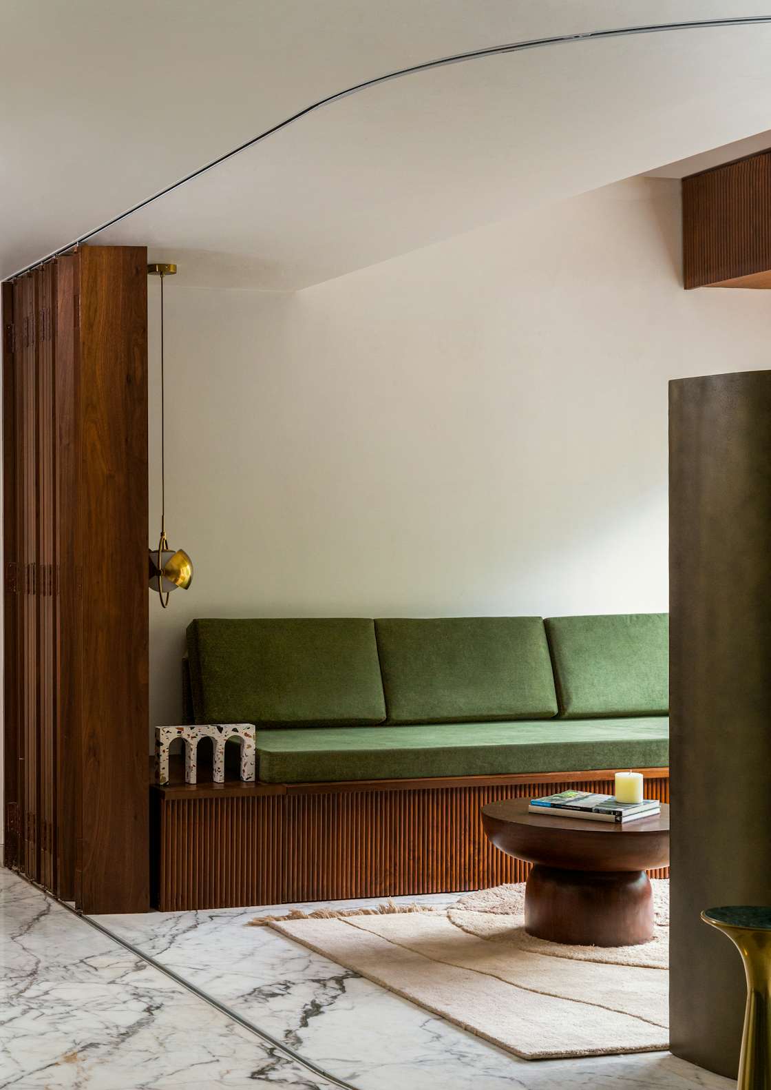 Photo 14 of 22 in Deep Greens and Gold in This Renovated Apartment ...
