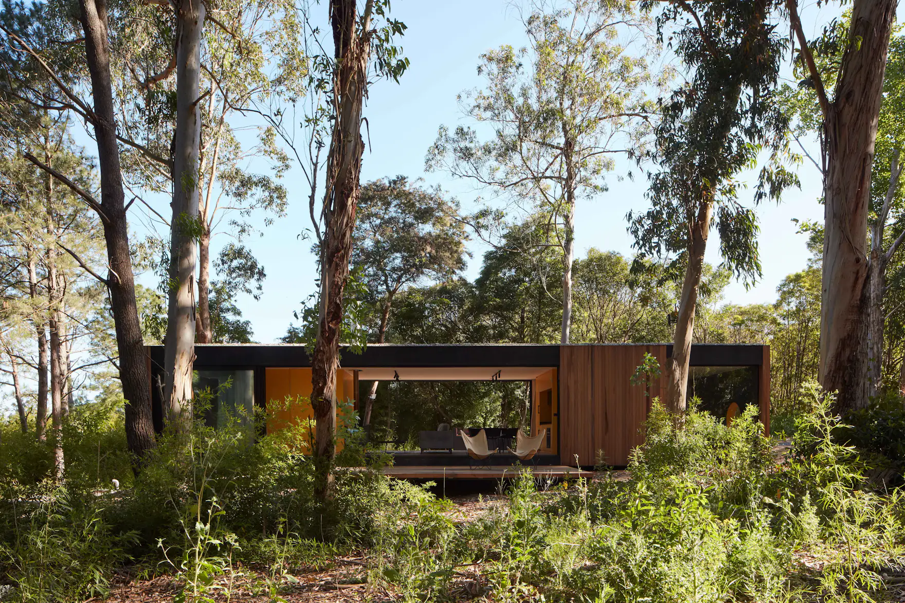 Photo 1 of 15 in A Prefab Cabin Camouflaged in a South American Forest ...
