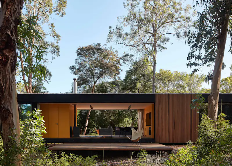 Photo 2 of 15 in A Prefab Cabin Camouflaged in a South American Forest ...