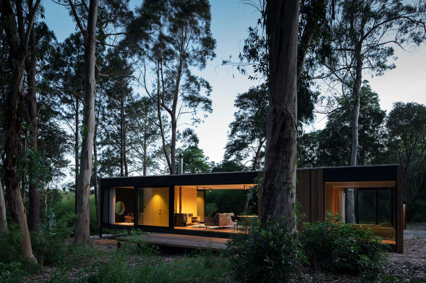 Photo 8 of 15 in A Prefab Cabin Camouflaged in a South American Forest ...