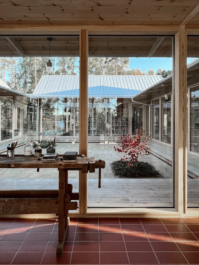 Photo 6 of 21 in This Book-Filled Swedish Cabin Is a Bibliophile’s ...