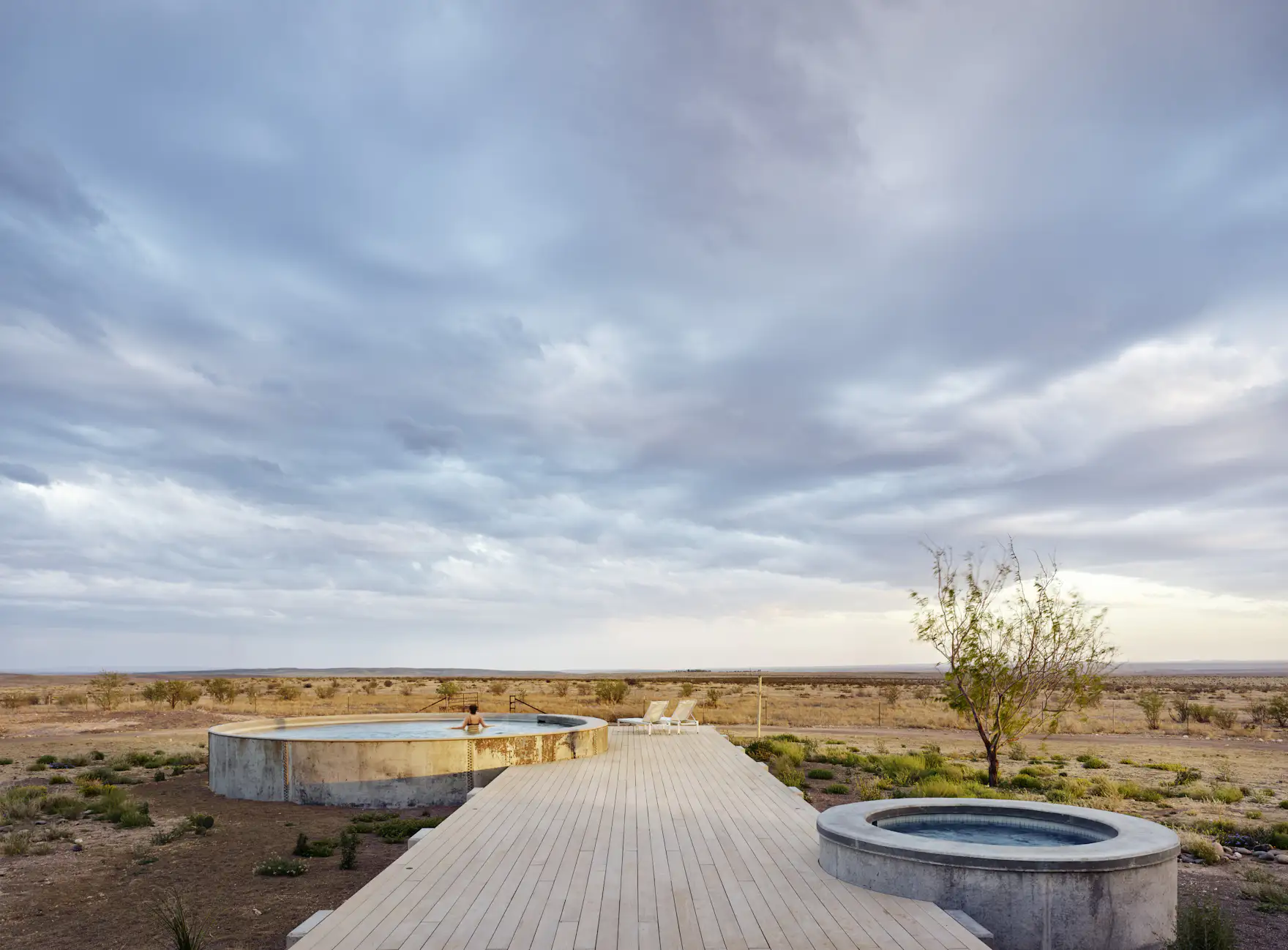 Photo 21 of 22 in Monolithic Rammed Earth Walls Keep This Marfa Ranch ...
