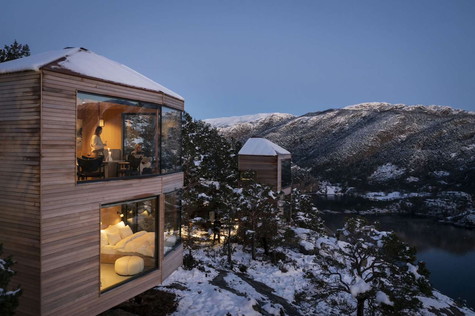 These Remote Cabins “Float” Above a Fjord in Norway—and You Can Stay in ...