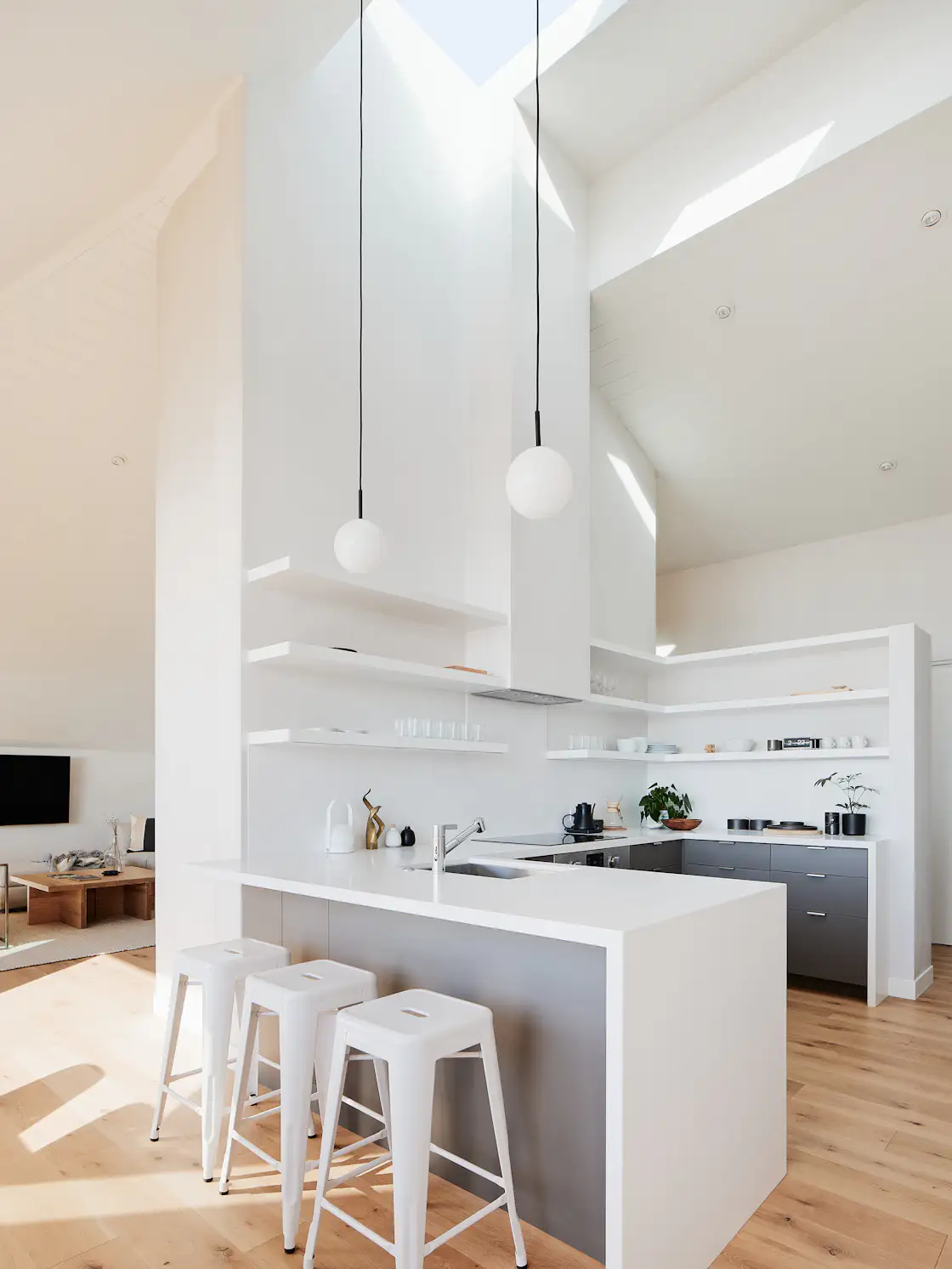 Photo 16 of 20 in Big Windows and White Interiors Punch Up a Gloomy ...