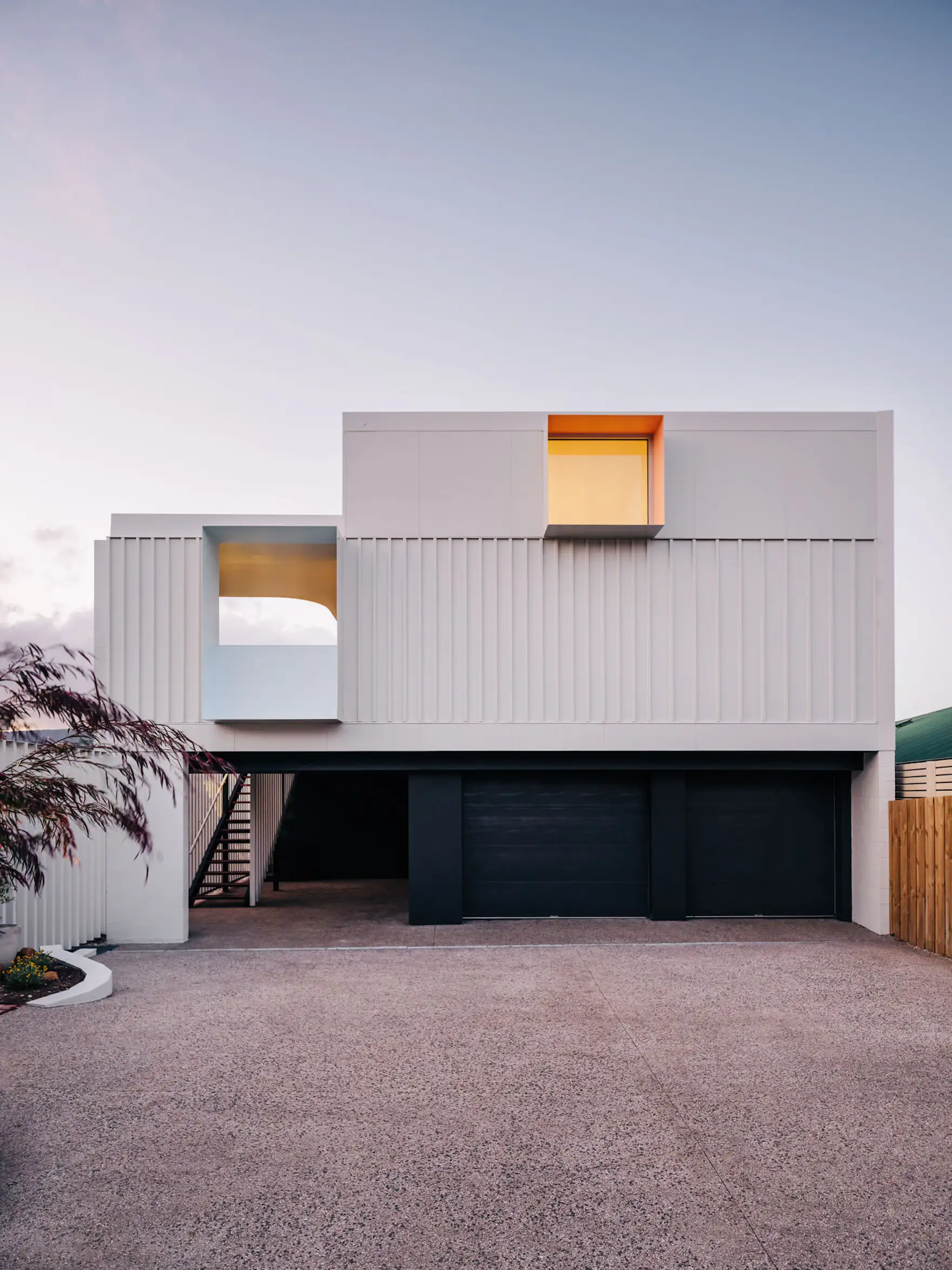Photo 2 of 12 in A Crisp White One-Bed Addition Is Parked Atop a Two ...