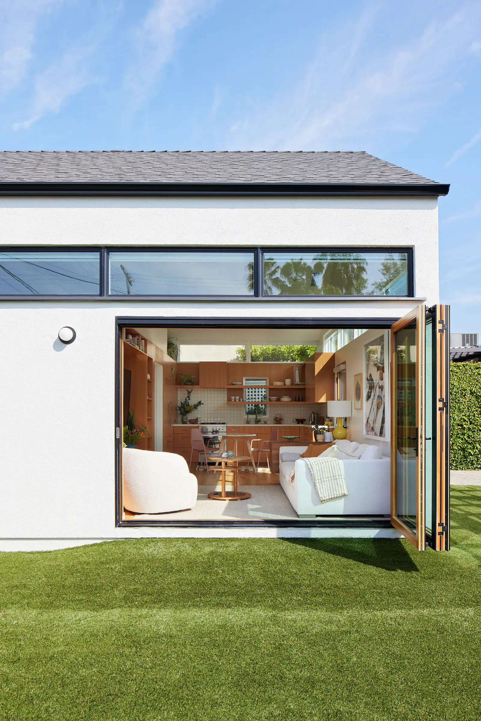 Photo 3 of 12 in Clerestories and a Pitched Roof Cap This $330K Garage ...