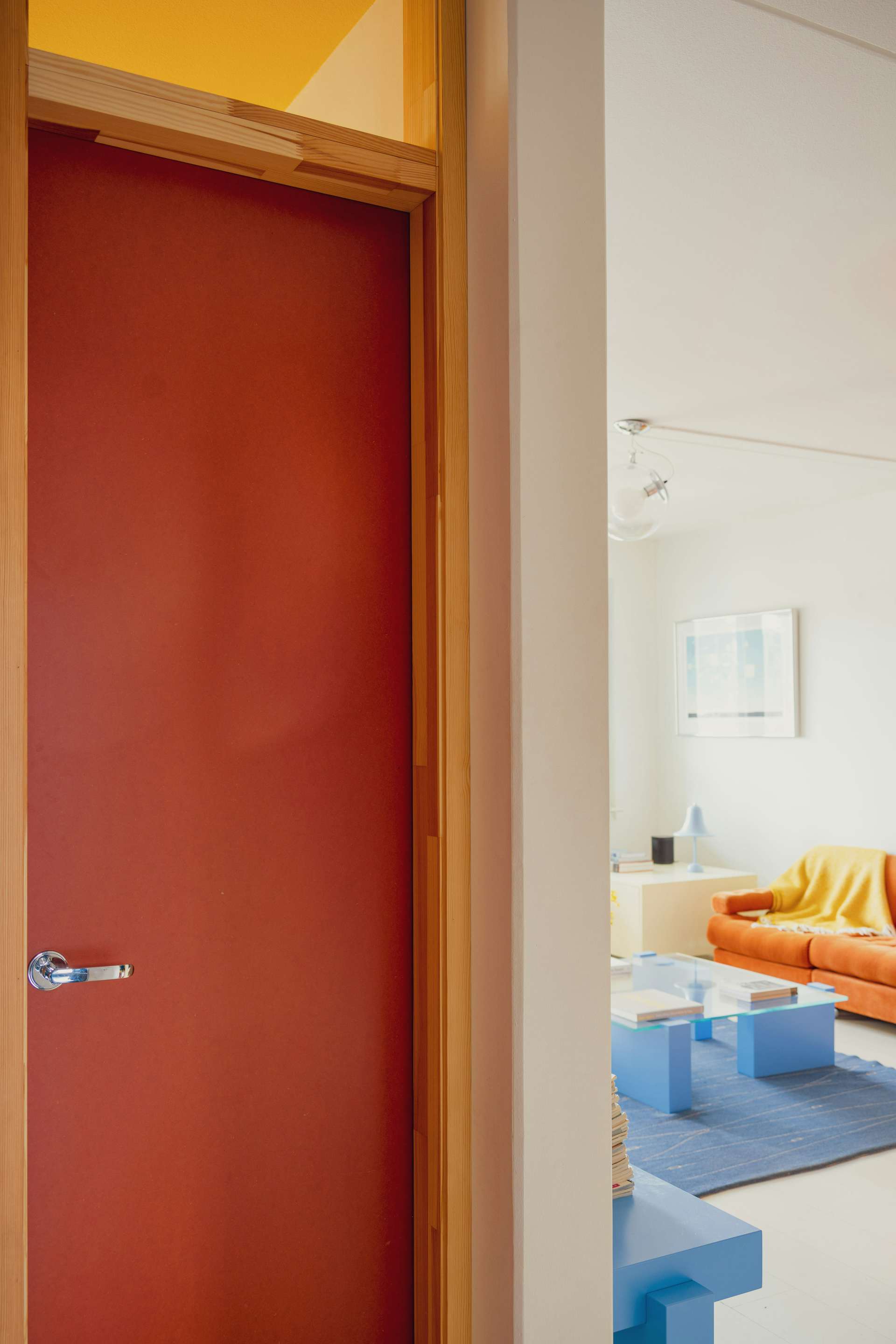 Photo 2 of 16 in This Renovated Apartment’s Primary Color Scheme Is ...
