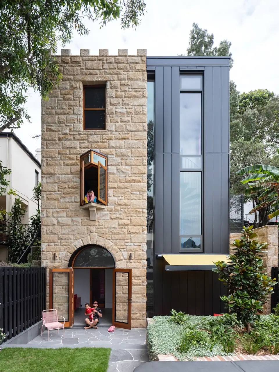 A Family Turns the Town “Castle” Into Their Kingdom With a Striking ...