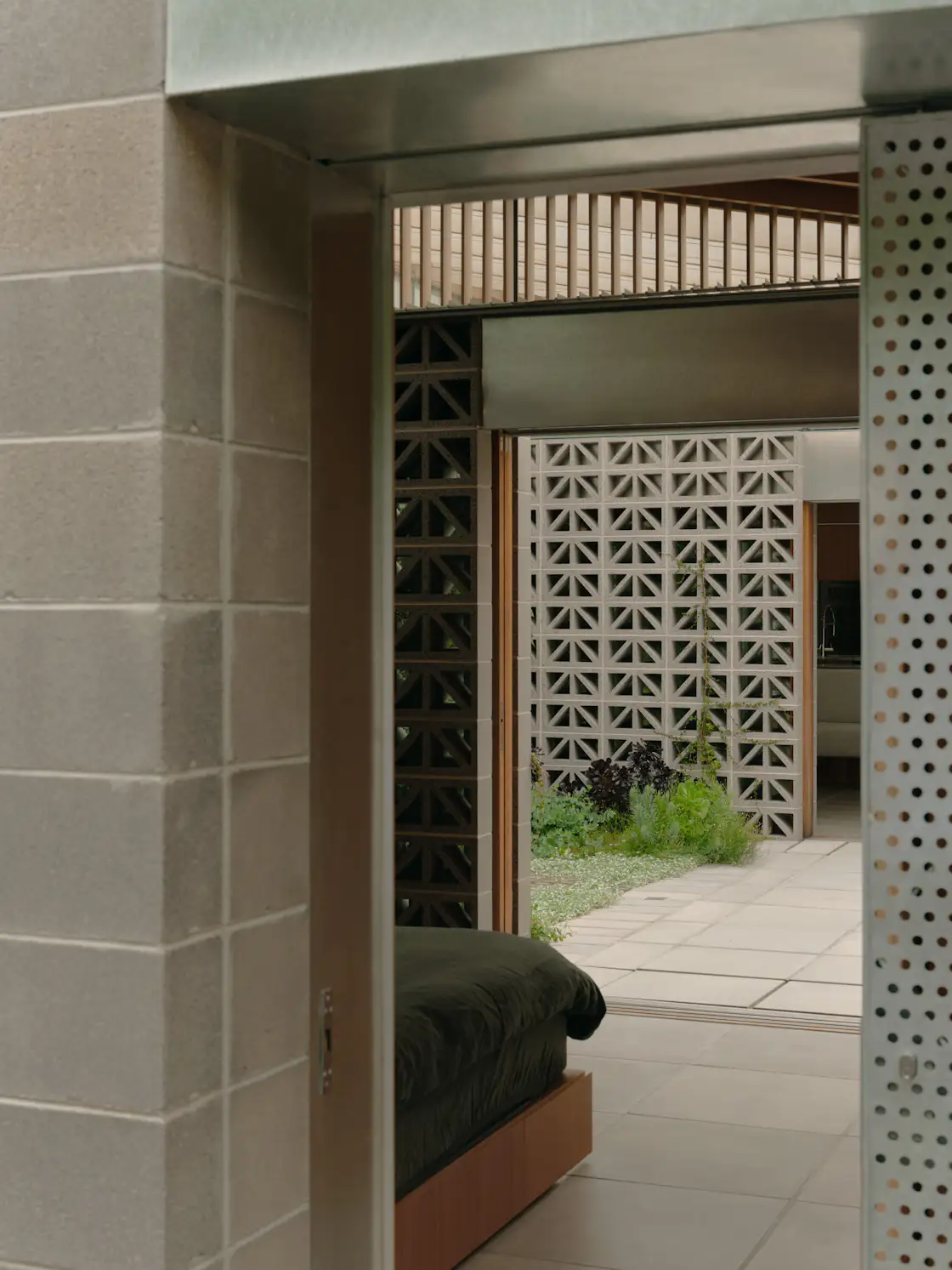 Photo 10 of 16 in A Breeze Block Courtyard Is the Only Way to Access ...