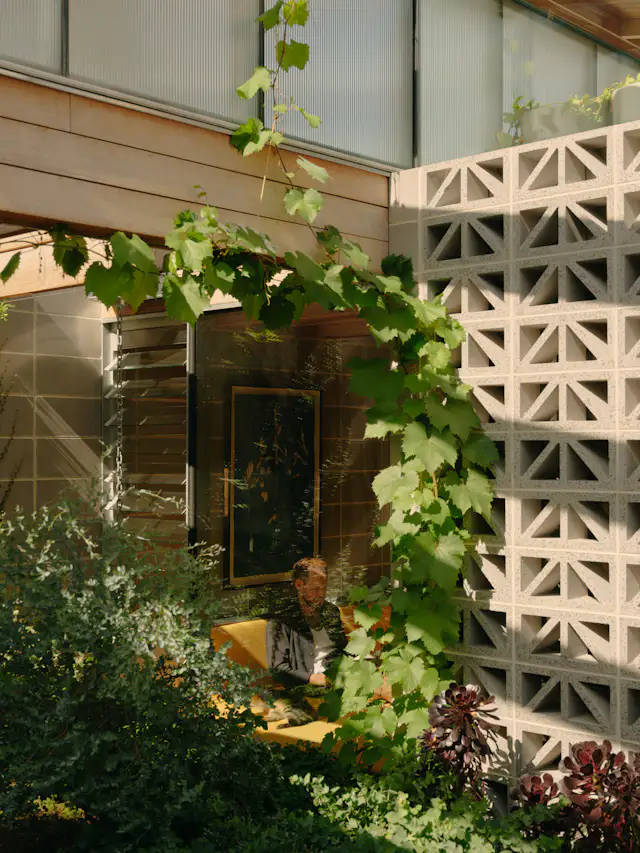 Photo 15 of 16 in A Breeze Block Courtyard Is the Only Way to Access ...
