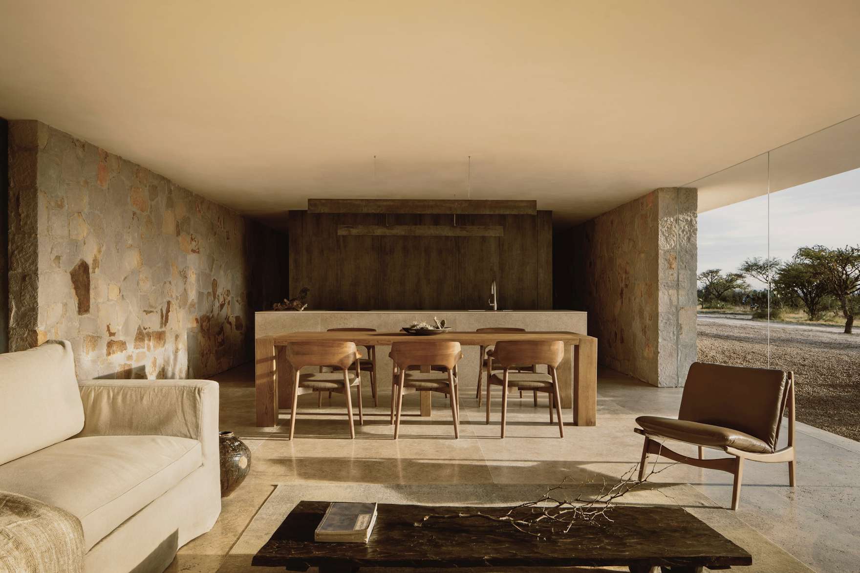 Photo 13 of 16 in In Mexico, Monolithic Stone Walls Make for a Home as ...