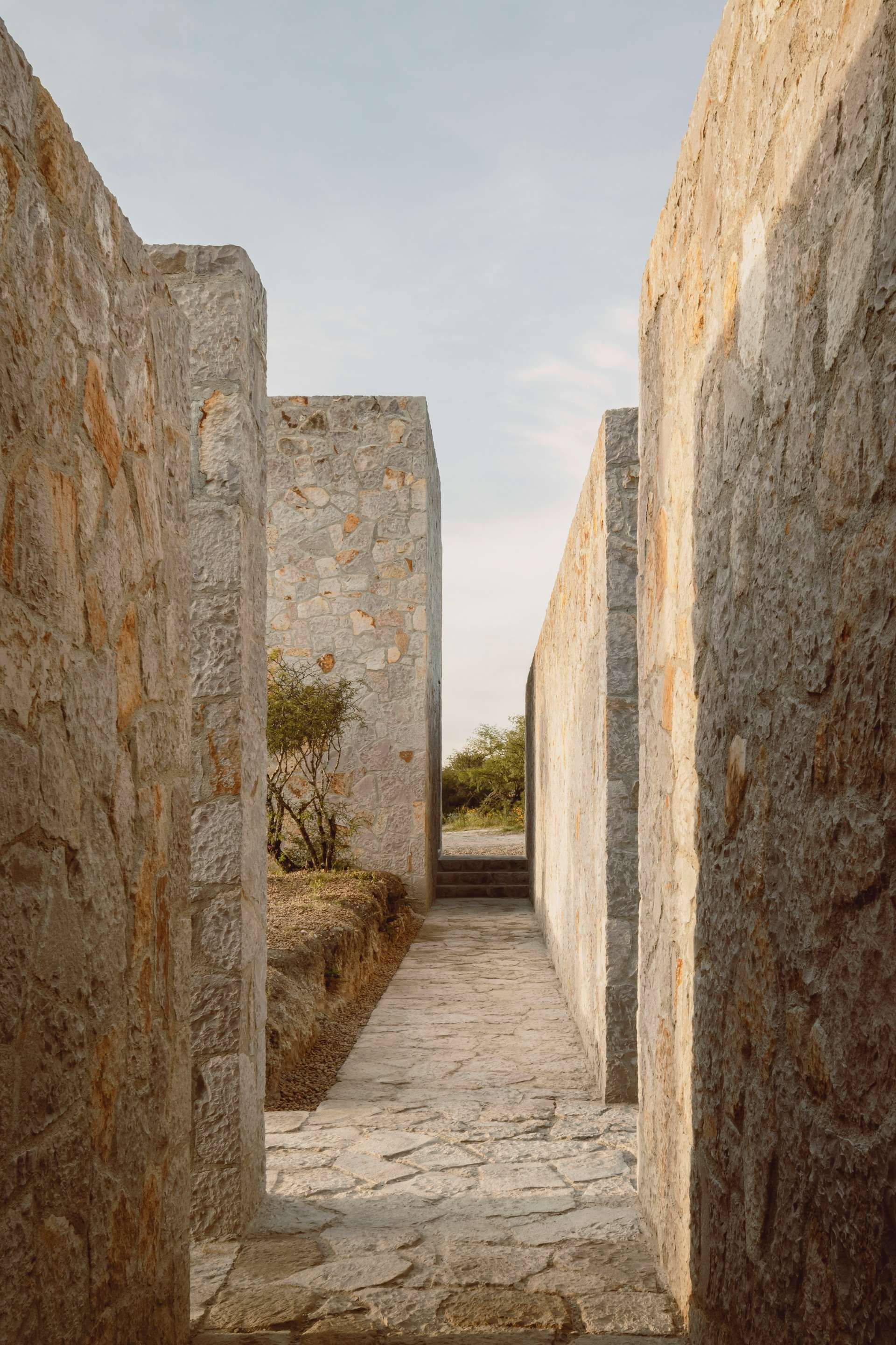 Photo 5 of 16 in In Mexico, Monolithic Stone Walls Make for a Home as ...