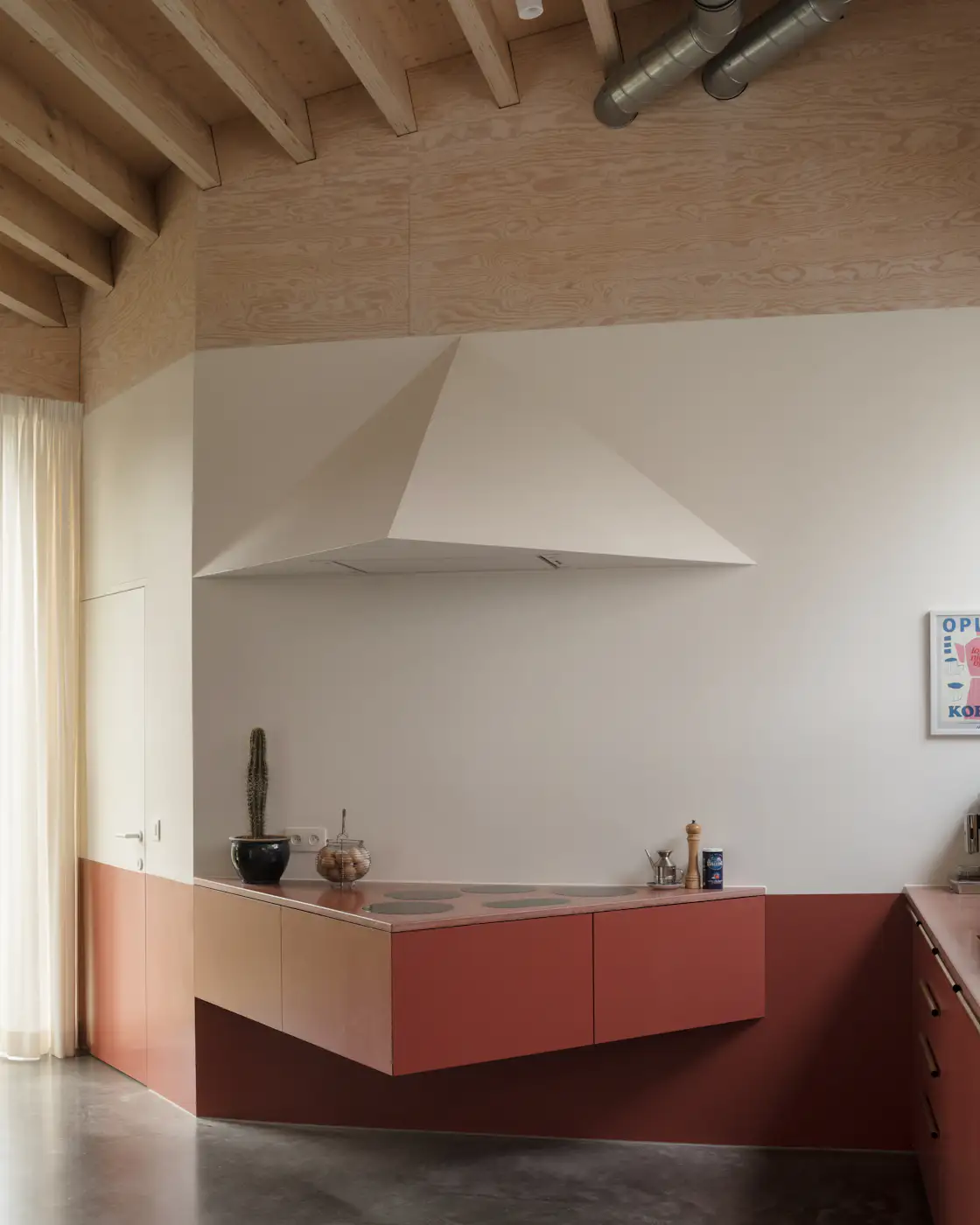 Photo 8 of 22 in A Triangle-Shaped Kitchen Range Is Just the Start of ...