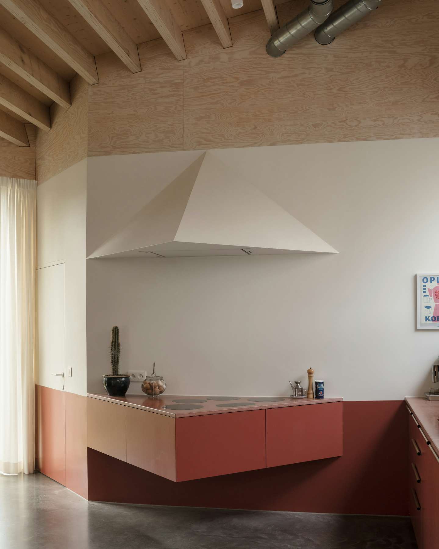 Photo 8 of 22 in A Triangle-Shaped Kitchen Range Is Just the Start of ...