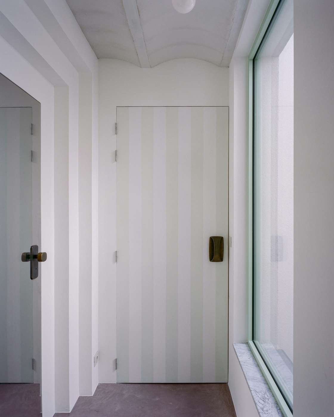 Photo 13 of 15 in Grooved Red Tile, Arches, and a Catwalk Tie Together ...